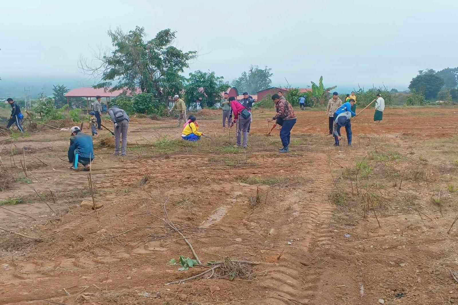 မိုင်းယုမြို့၌ ၇၆ နှစ်မြောက် လွတ်လပ်ရေးနေ့အထိမ်းအမှတ် ကြိုတင်ပြင်ဆင်ခ